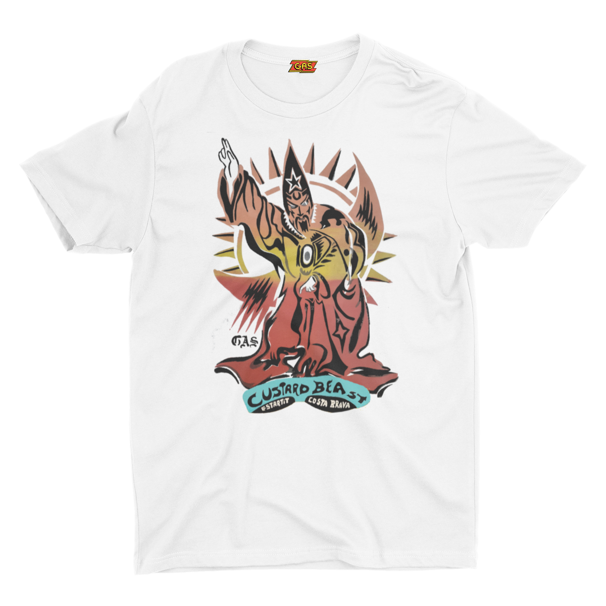 Custard Beast Estartit-1966-Retro-GAS T Shirts- SO09
